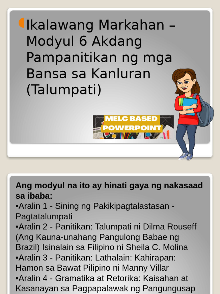 Fil 10 Q2 Module 6 | PDF