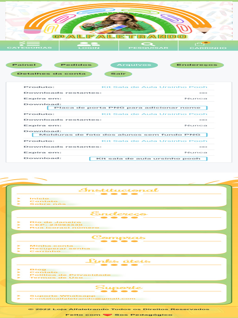 Minha Conta - Lojinha Alfaletrando - Andressa Marchioti | PDF