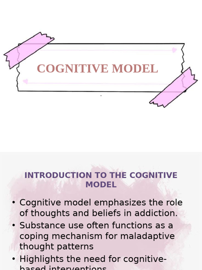 Cognitive Model | PDF