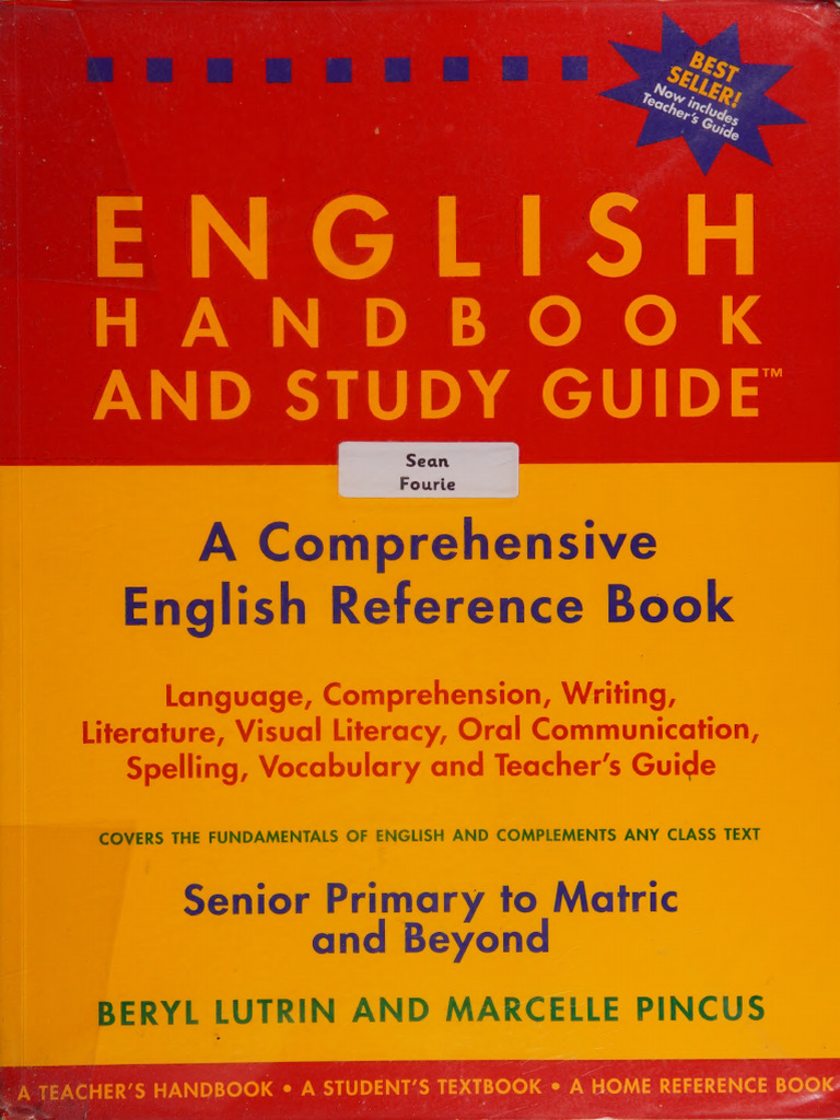English Handbook and Study Guide - A Comprehensive English - Beryl ...