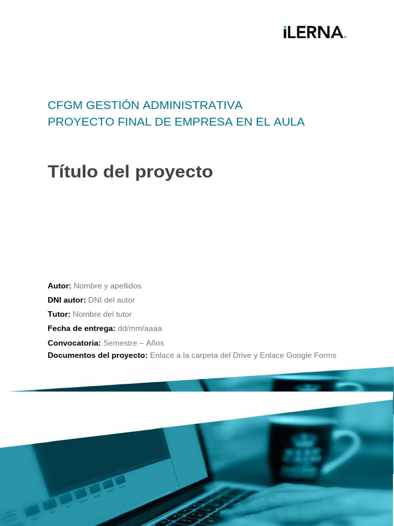 Plantilla Proyecto Final m10 Empresa en El Aula (GEAD) | PDF ...