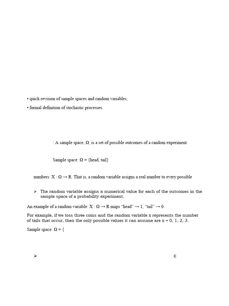 STA 412 Stochastic Process | PDF | Discrete Time And Continuous Time | Stochastic Process