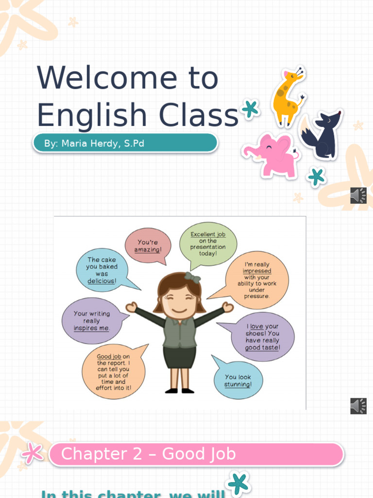 Bahasa Ingris - Chapter 2 Giving Compliment | PDF | Morphology | Semantic Units