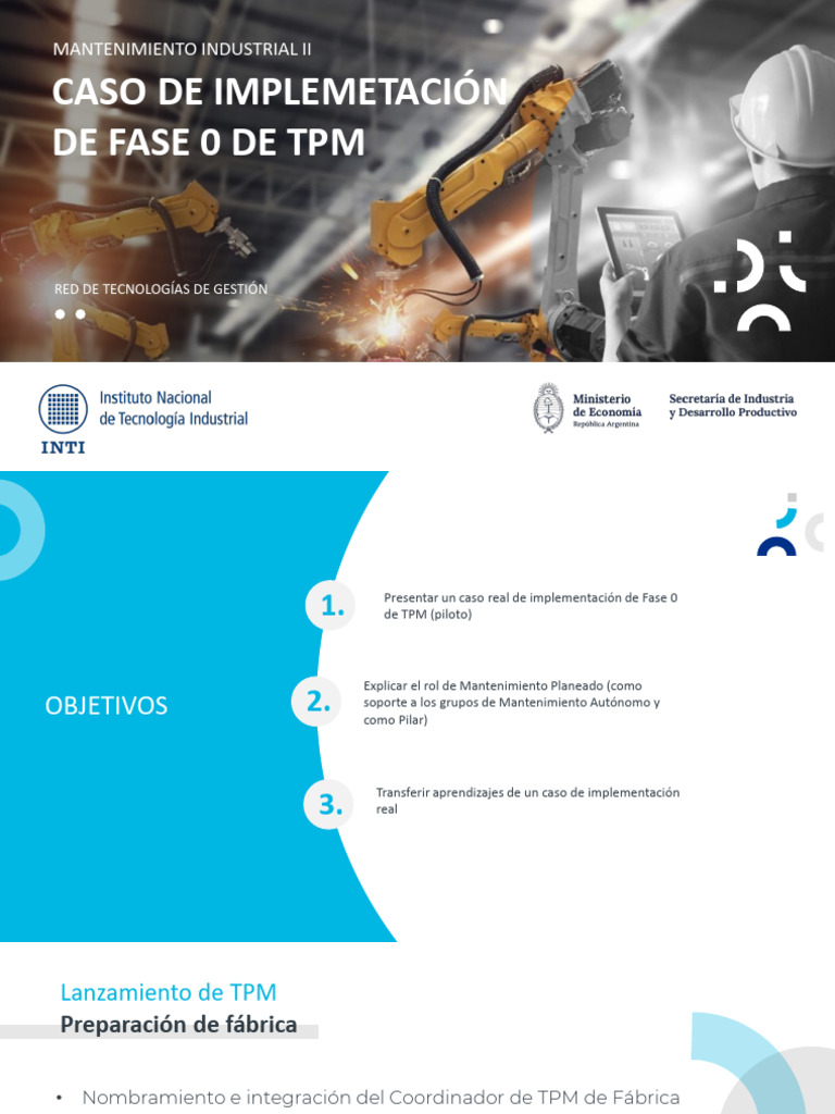 Clase VI - Ejemplo Implementacion TPM | PDF