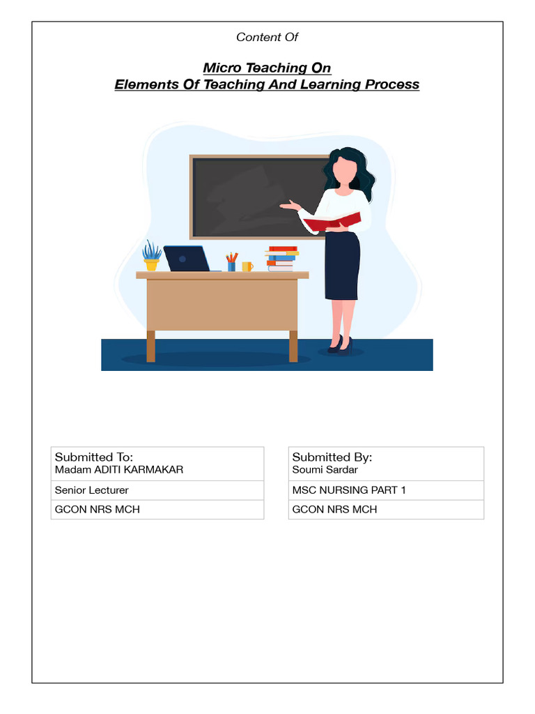 Teaching Learning PROCESS - PDF | PDF | Learning | Teachers
