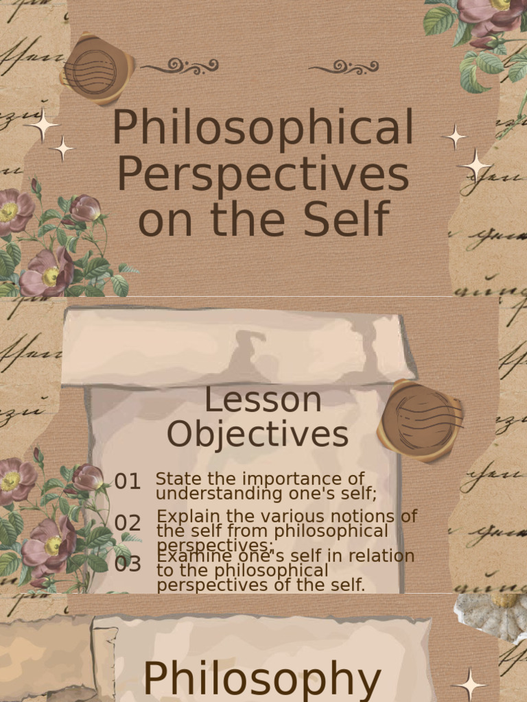 C1 L1 Philosophical Perspective On The Self | PDF | Philosophy Of Self ...