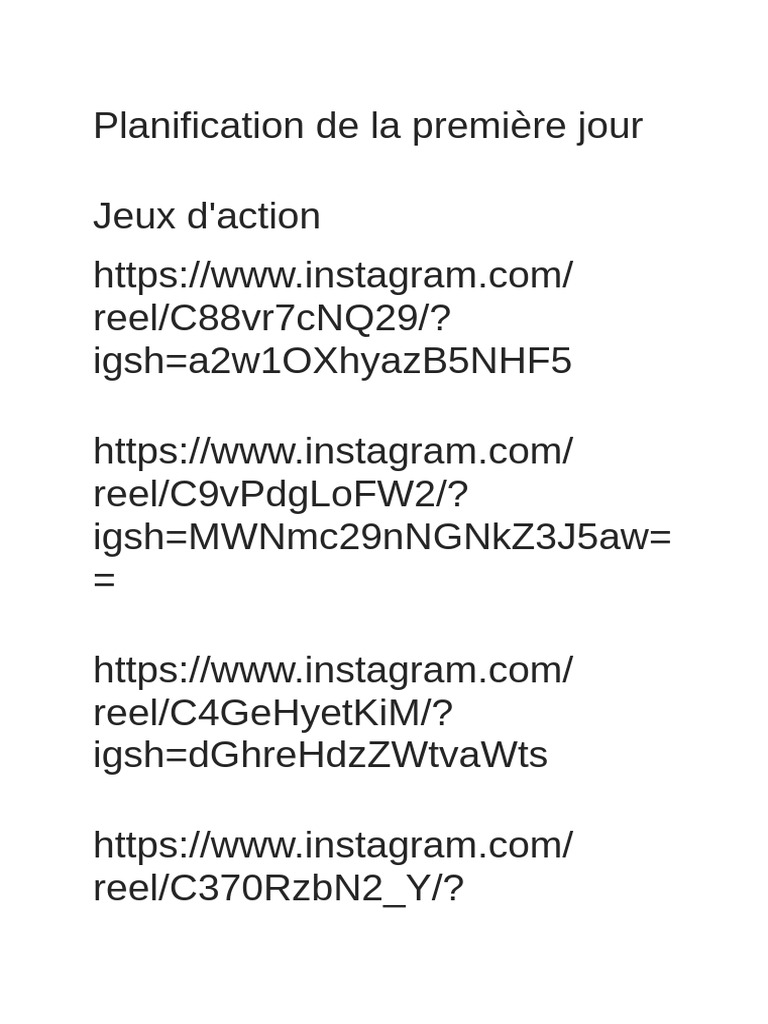 Notes - 1re Jour | PDF