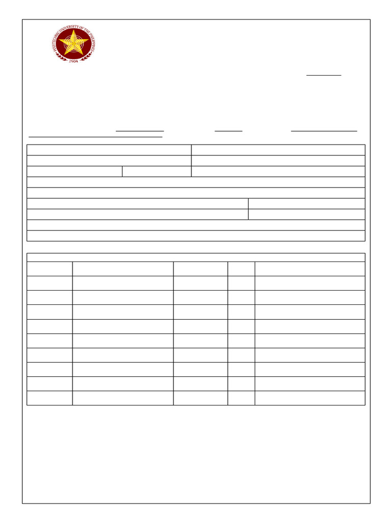 Application For Graduation | PDF