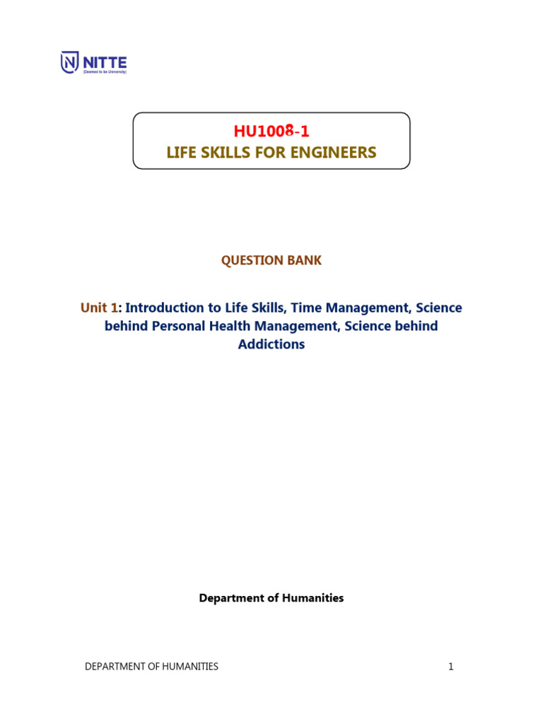 Life Skills and Peer Pressure Strategies | PDF | Time Management ...