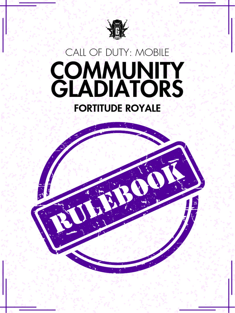 COMMUNITY GLADIATORS - Fortitude Royale | PDF | Privacy