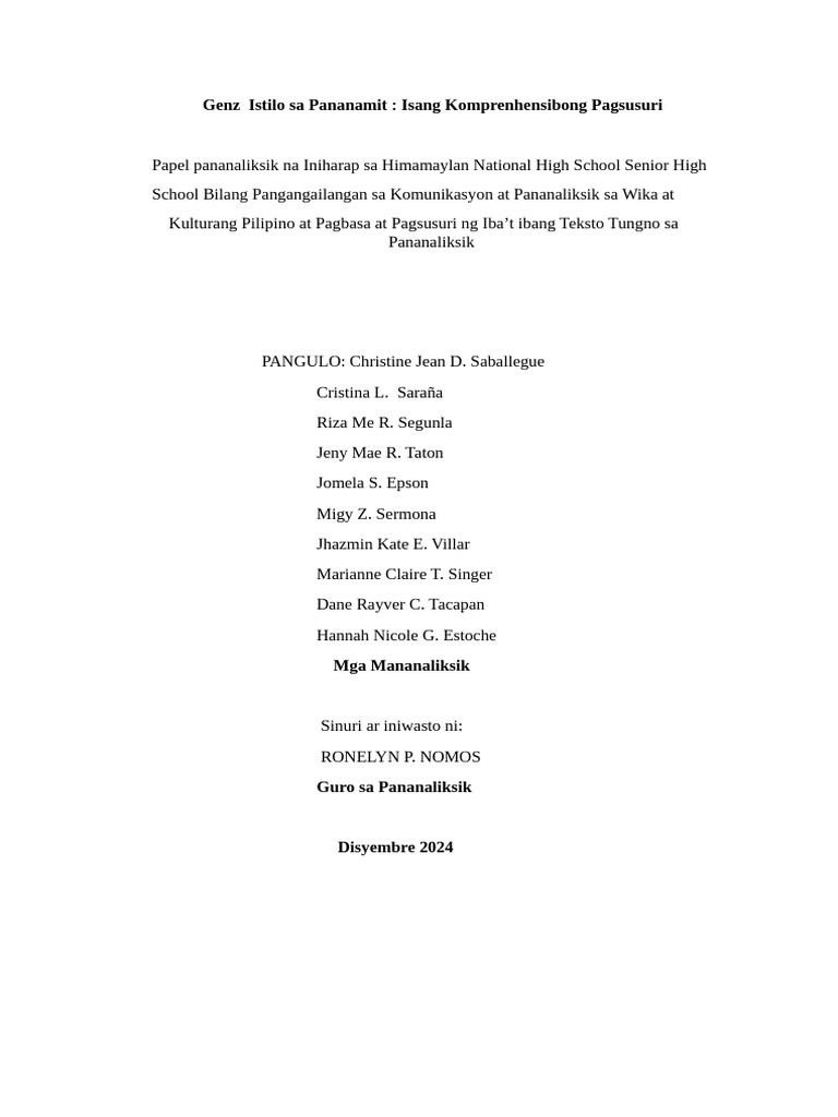 Kabanata 1 3 Istilo Sa Pananamit.d2ocx | PDF