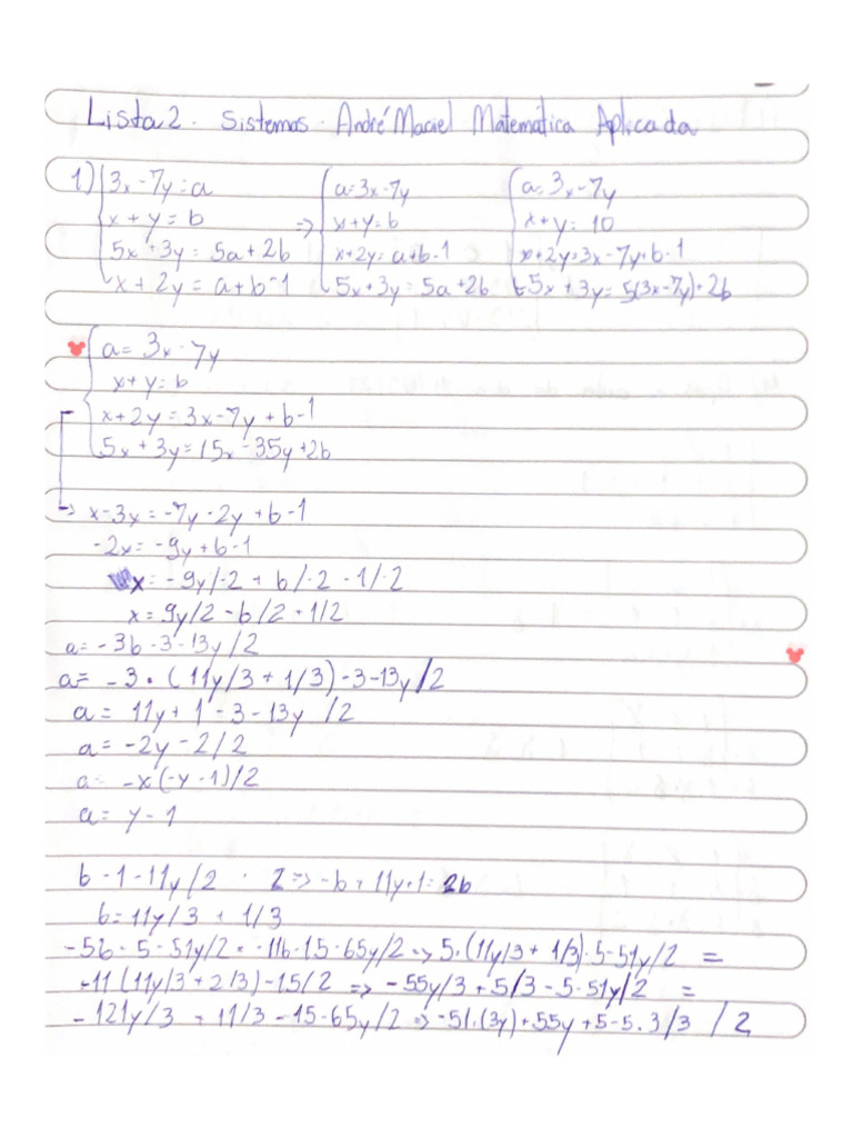 Lista 2 Sistemas Andre Maciel | PDF