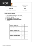 NSSCO History Syllabus | PDF