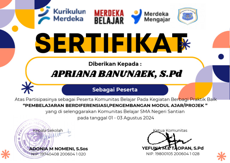 Srt Apriana 1 | PDF