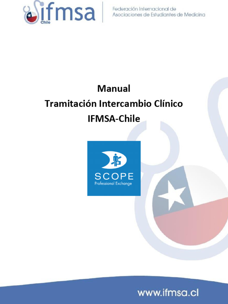 Manual Tramitación Intercambio Clínico Ifmsa-Chile Versión 2018 | PDF | Tuberculosis | Chile