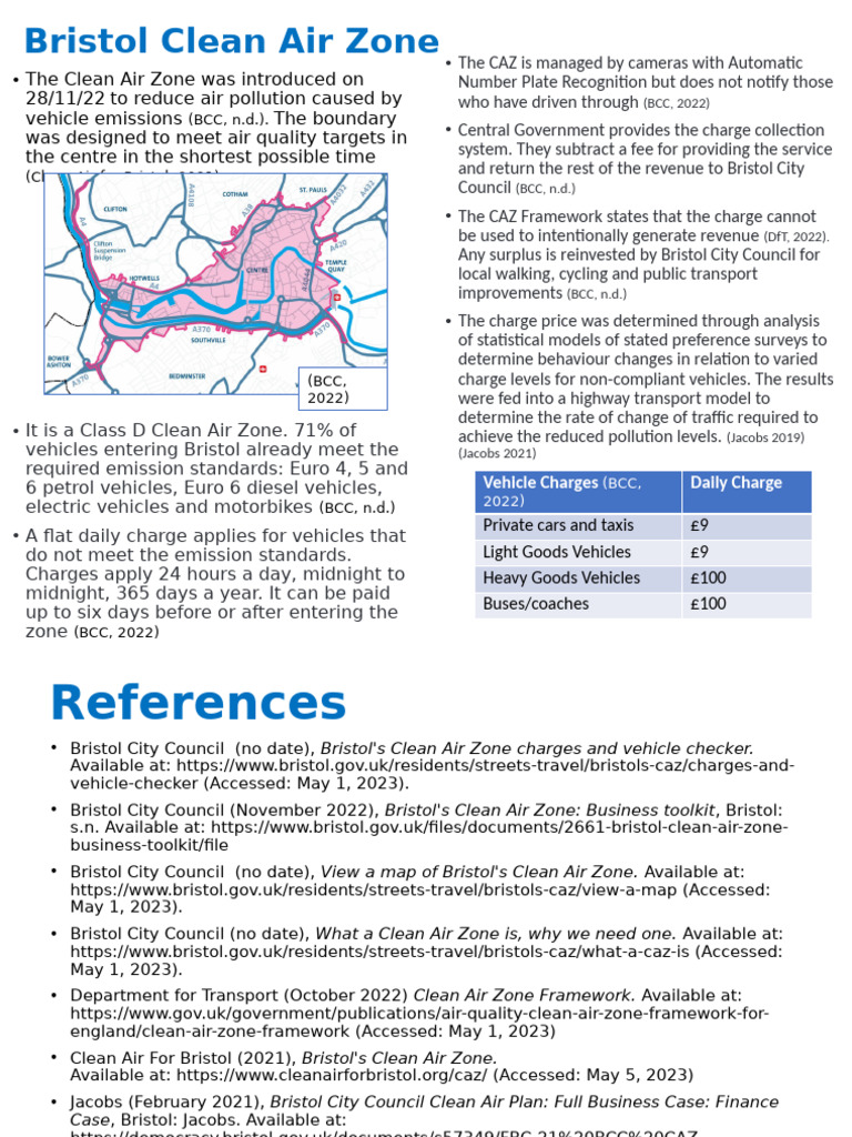 12 Bristol Clean Air Zone | PDF | Vehicles | Transport