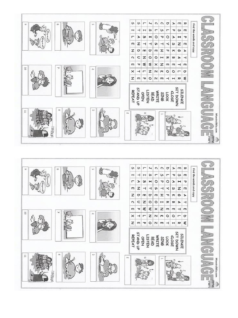 Classroom Language | PDF