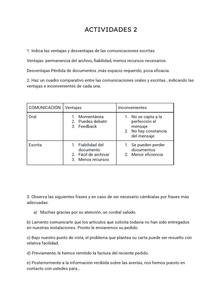 Actividades 2 | PDF