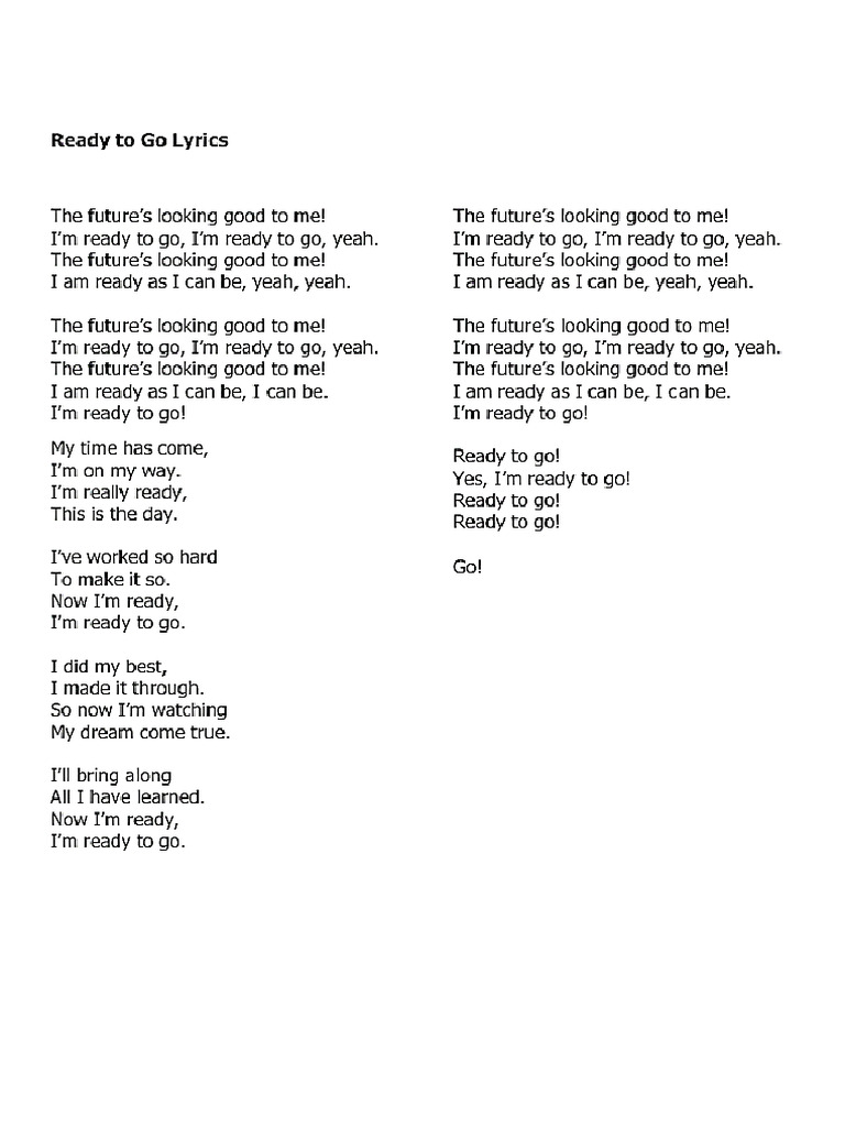 Moving Up Song 2023-2024 | PDF