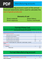 Production Cost Statement Format | PDF | Cost Of Goods Sold | Business ...