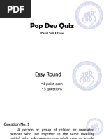 Popquiz 2025 Division | PDF | Human Reproduction