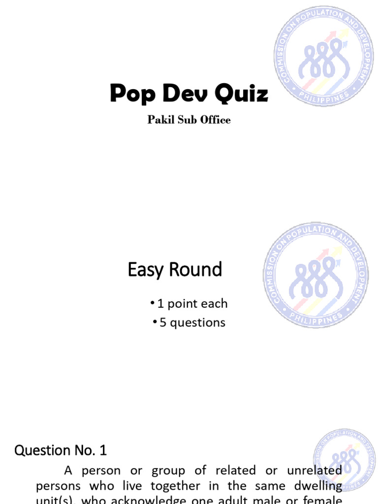Pop Development Quiz Questions and Answers | PDF | Perspiration