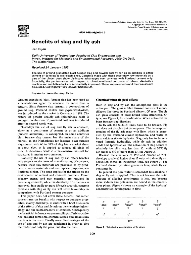Benefits of Slag and Fly Ash | PDF