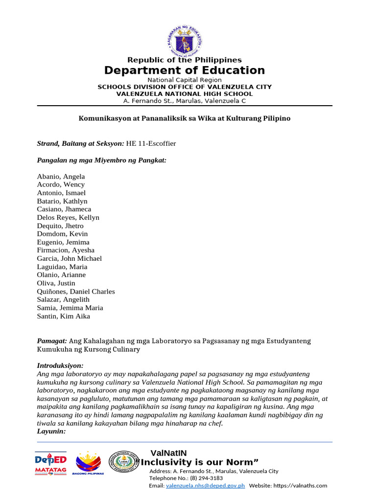 Title Proposal Pananaliksik-3 | PDF