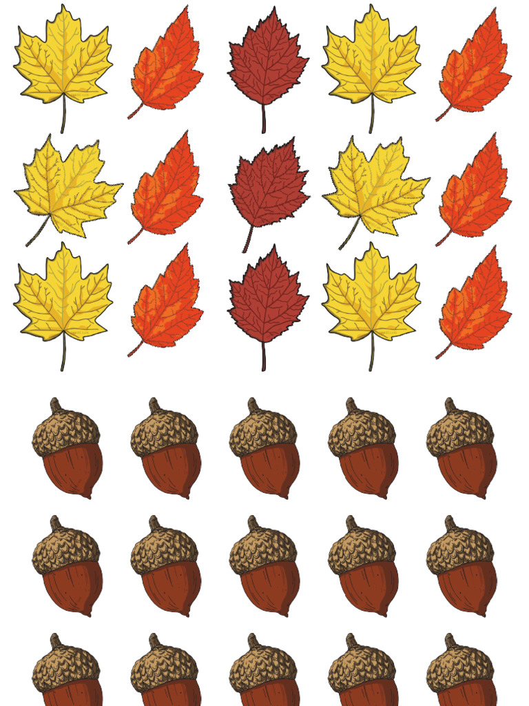 Toamna - Elemente Decupabile | PDF