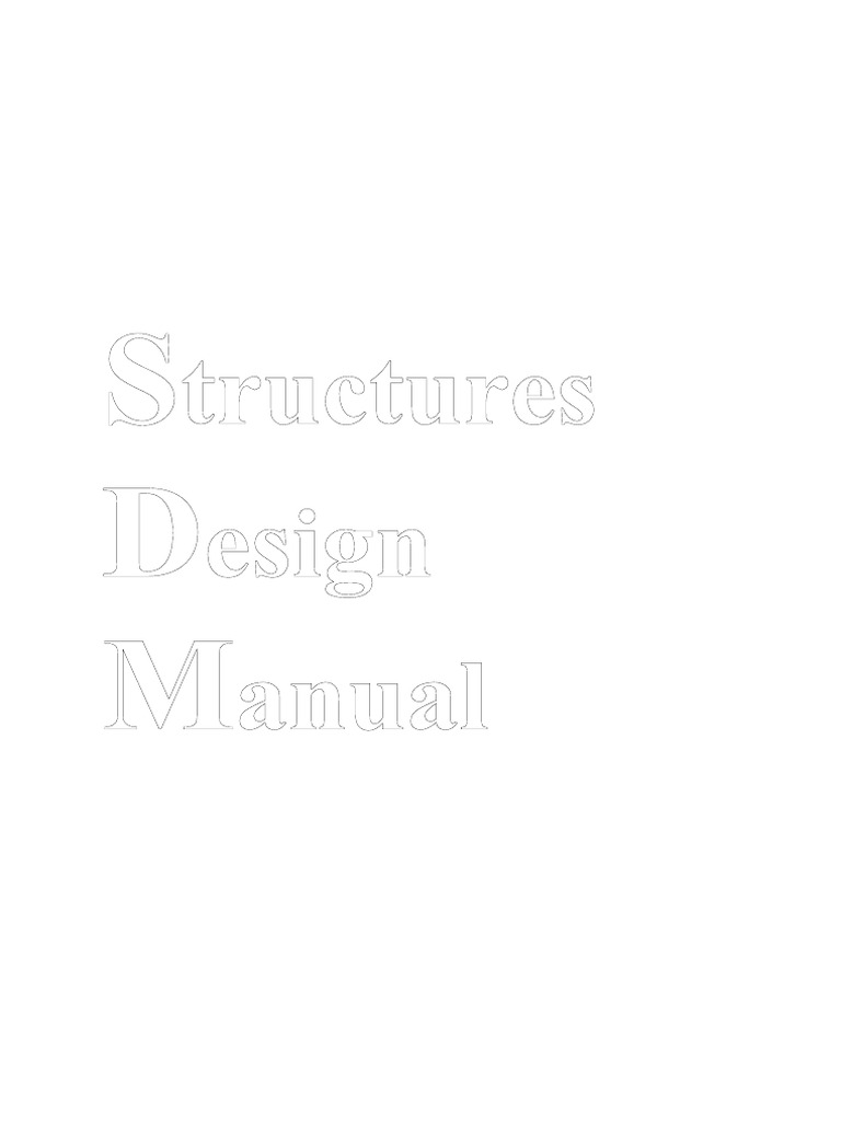 1999 Structural Design Manual | PDF | Bridge | Road