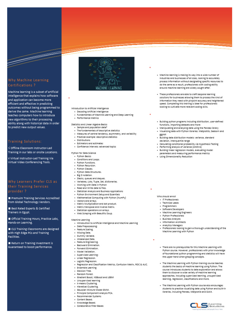 Data Science & Machine Learning Course | PDF | Machine Learning ...