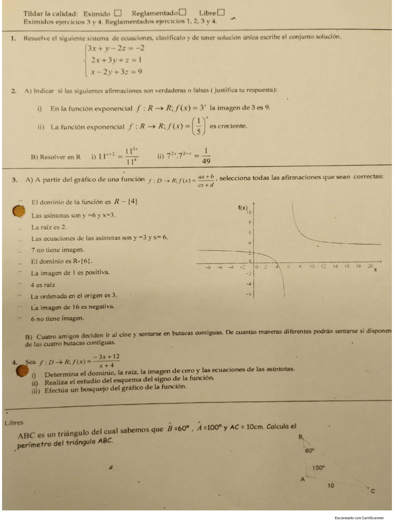 Matemática 6to Dic - 2022 | PDF