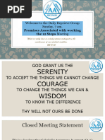 Old AA Preamble | PDF | Alcoholics Anonymous | Alcohol