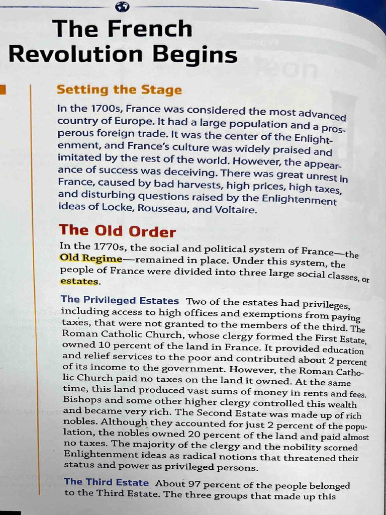 WH Text - French Revolution Begins | PDF