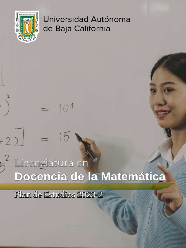 Lic en Docencia de La Matematica | PDF | Enseñando | Plan de estudios