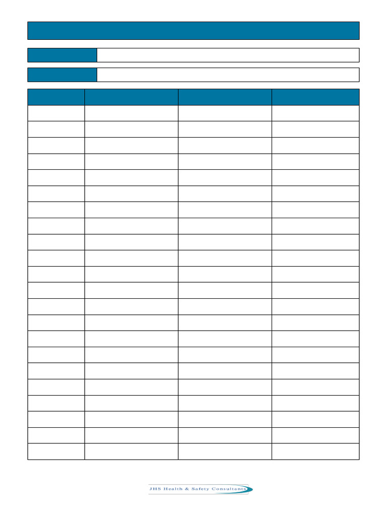 Toolbox Talk Attendance 1 | PDF
