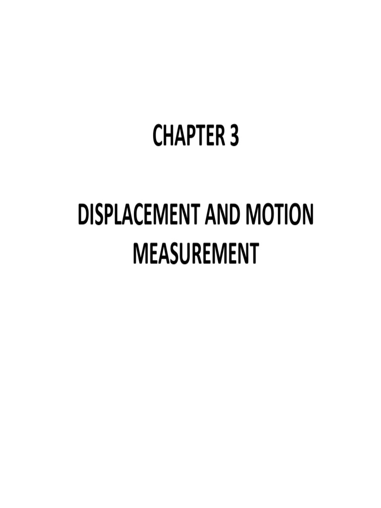 CH3 MMJ25102 - Displacement and Motion Measurement 1 | PDF | Inductor | Capacitance
