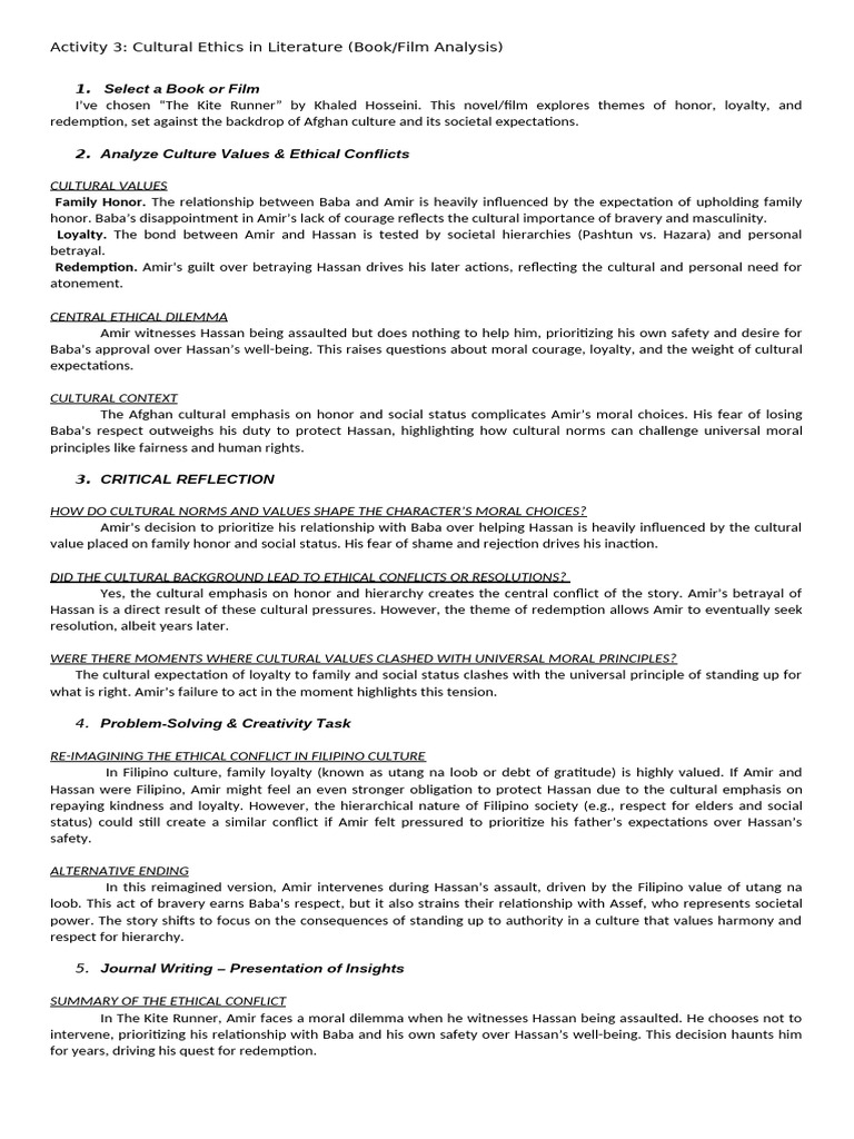 activity3-ethics | PDF | Social Psychology