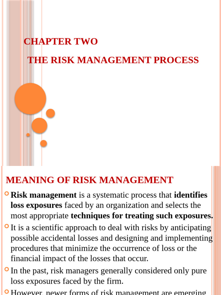 RIM CH 2 | PDF | Insurance | Risk Management