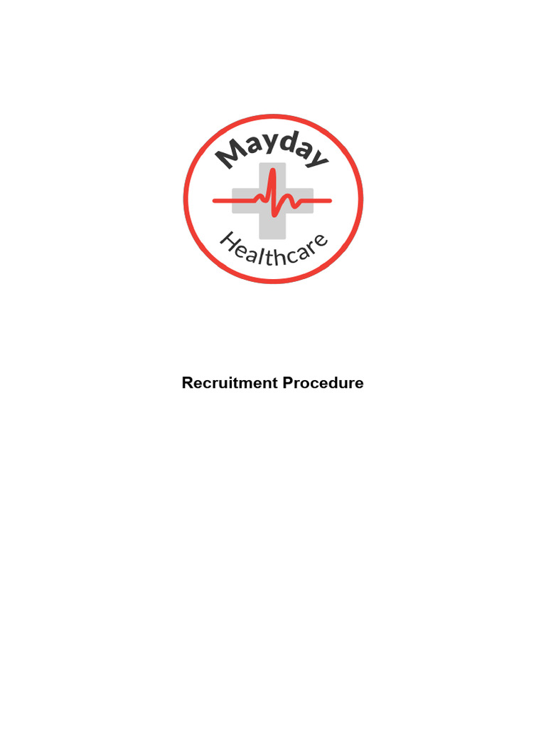 Mayday Healthcare - Recruitment Procedure - April 2024 | PDF ...