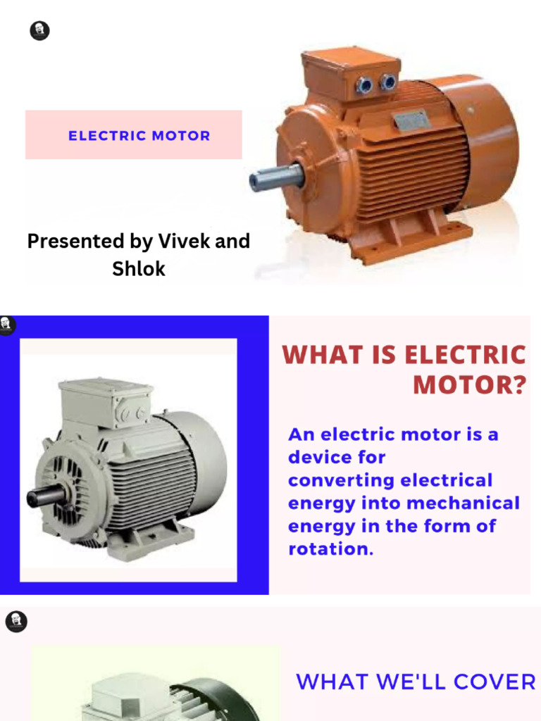 Electric Motor | PDF