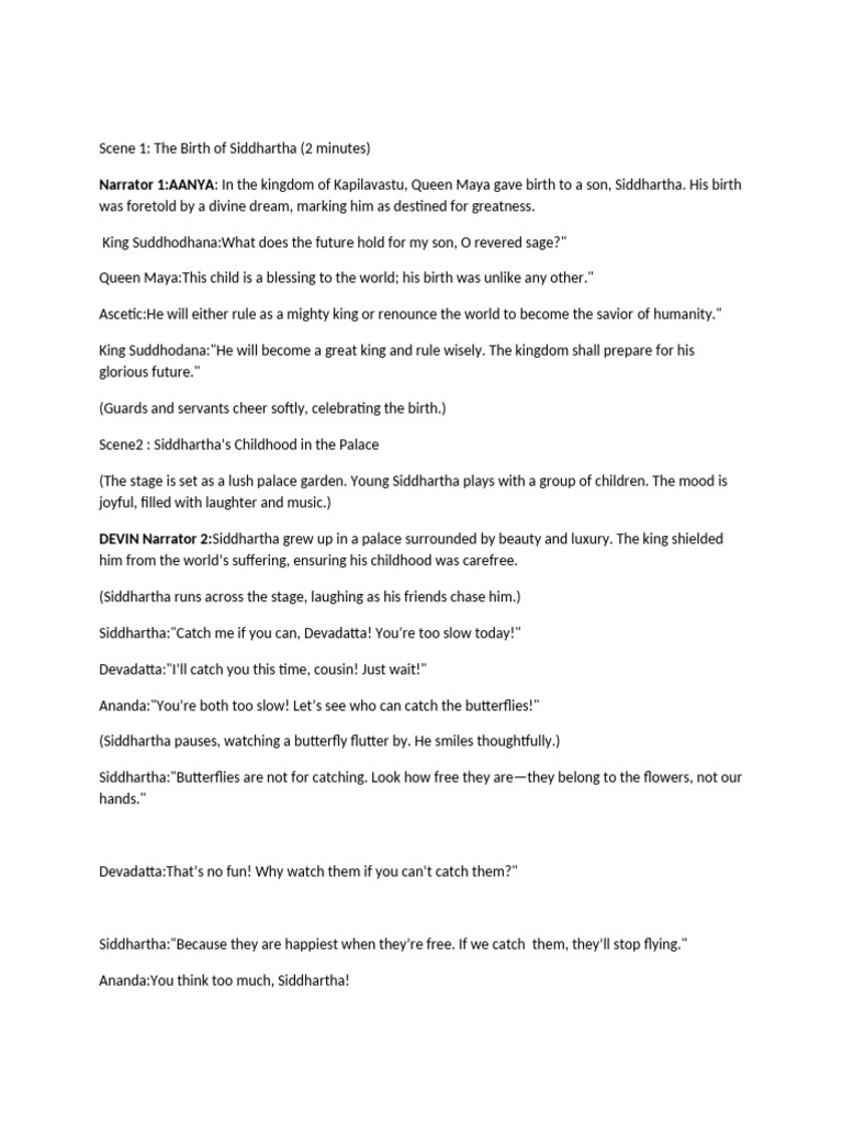 ENLIGHTENMENT (school play script) | PDF