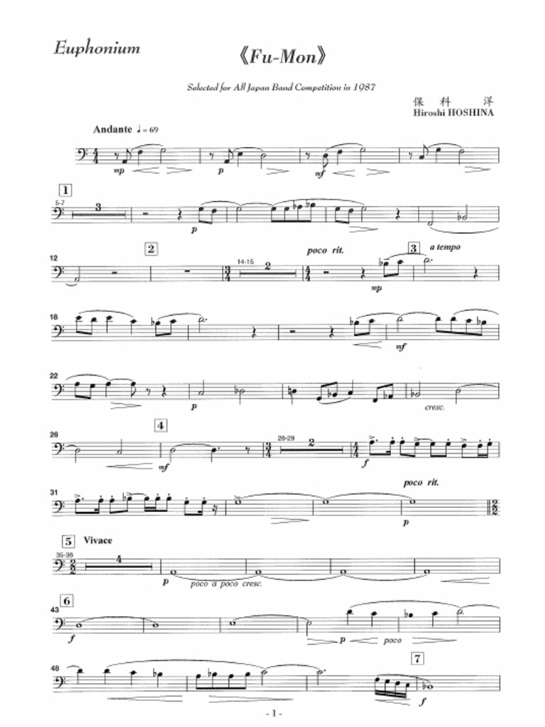 Fumon Euphonium | PDF
