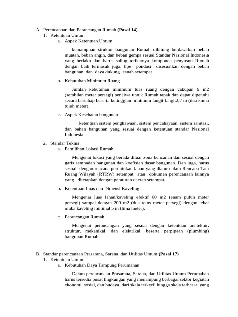 Ketentuan Zoning Tapak Rumah | PDF