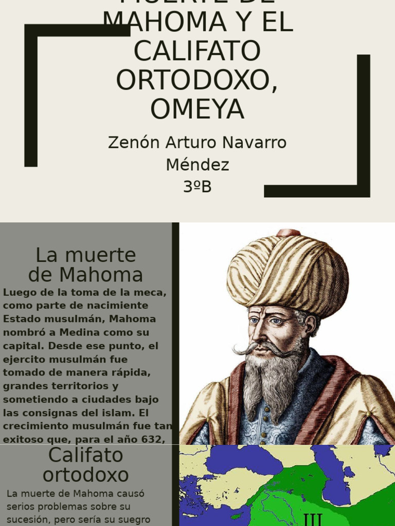 Muerte de Mahoma y El Califato Ortodoxo, | PDF