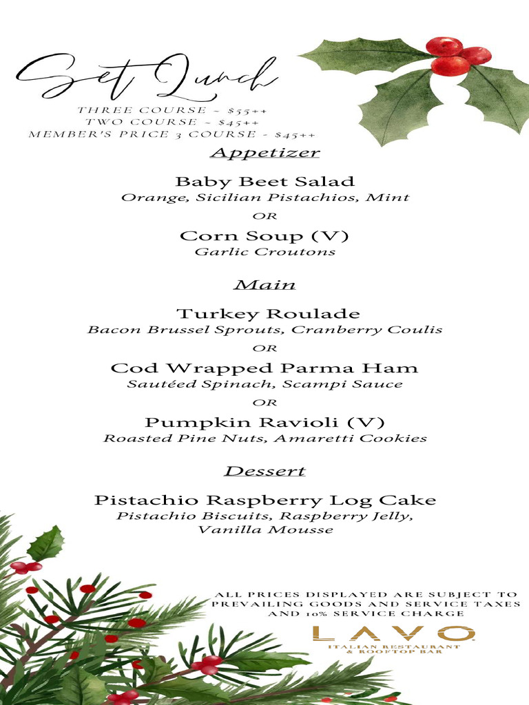 lavo-set-lunch-menu | PDF