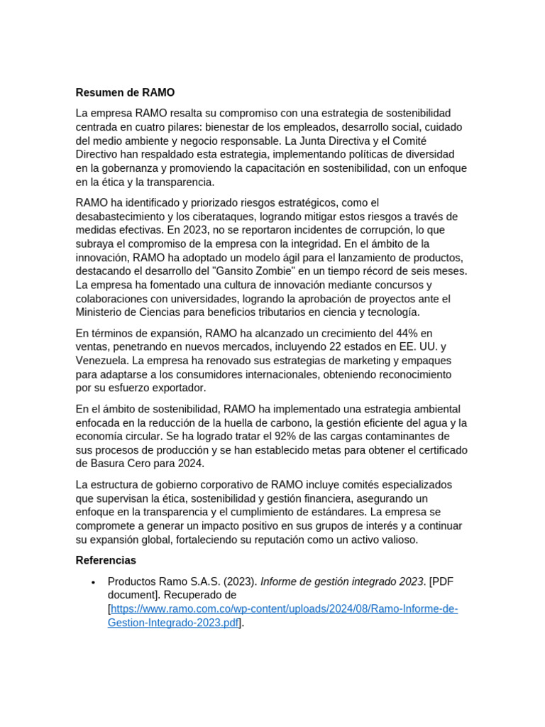 Resumen RAMO | PDF
