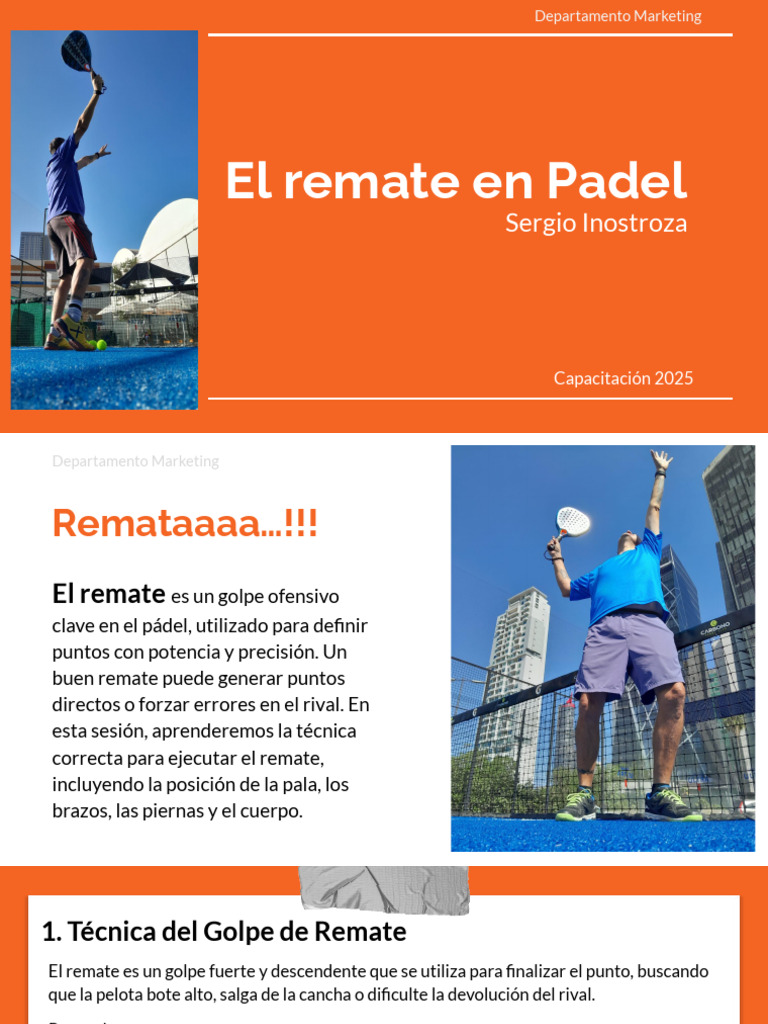 El remate en Padel | PDF