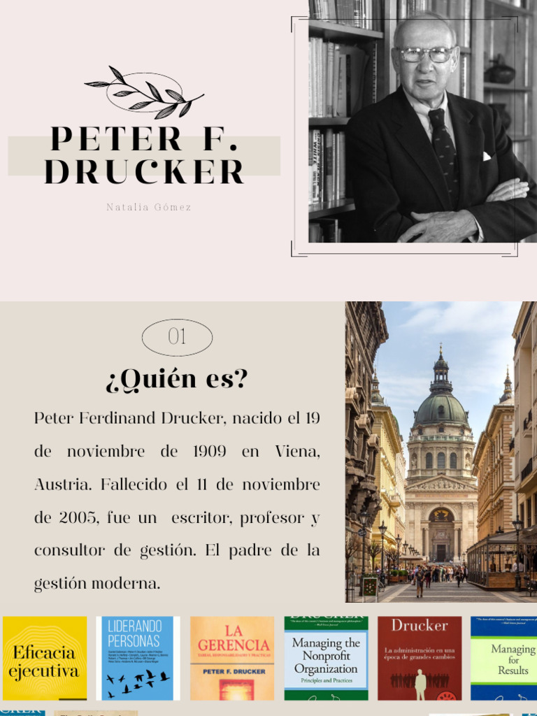 Quién fue Peter Drucker: biografía y legado | PDF | Economias