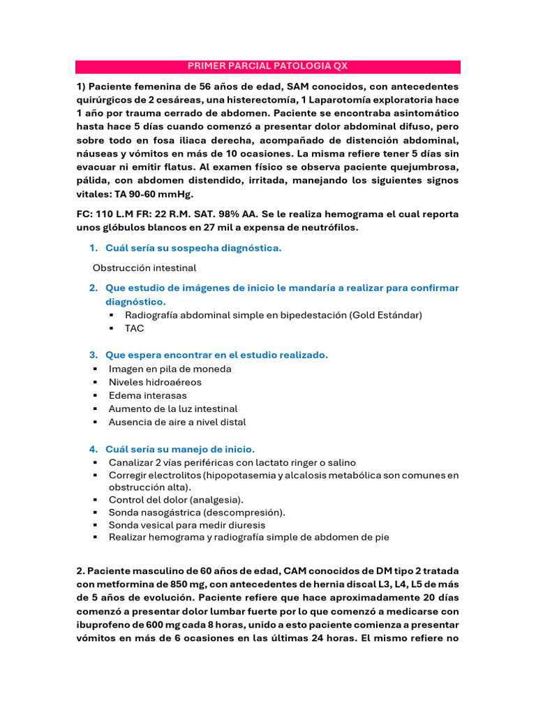 PP Pato Quirurgica II Ariel | PDF | Estómago | Enfermedades y trastornos